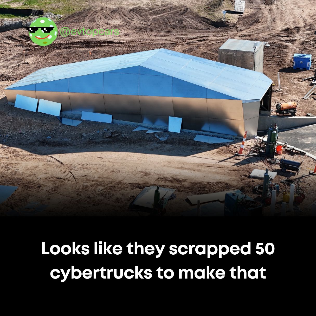 Tesla Giga Texas Unveils Cybertruck-Themed Tunnel Exit! - EVtopcars