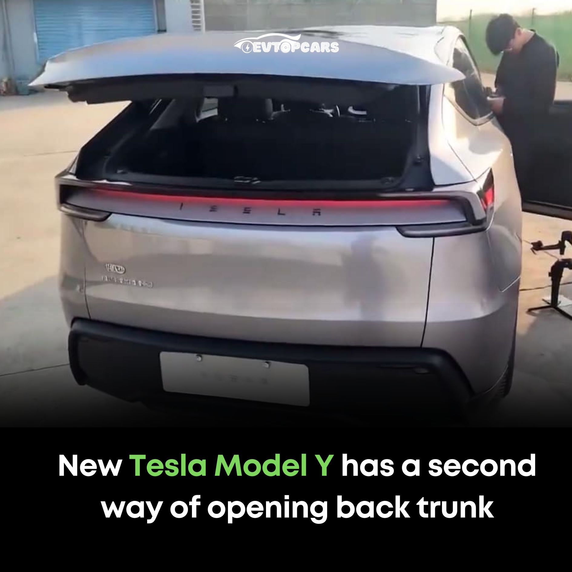 New Tesla Juniper: Dual Trunk Opening Feature? - EVtopcars