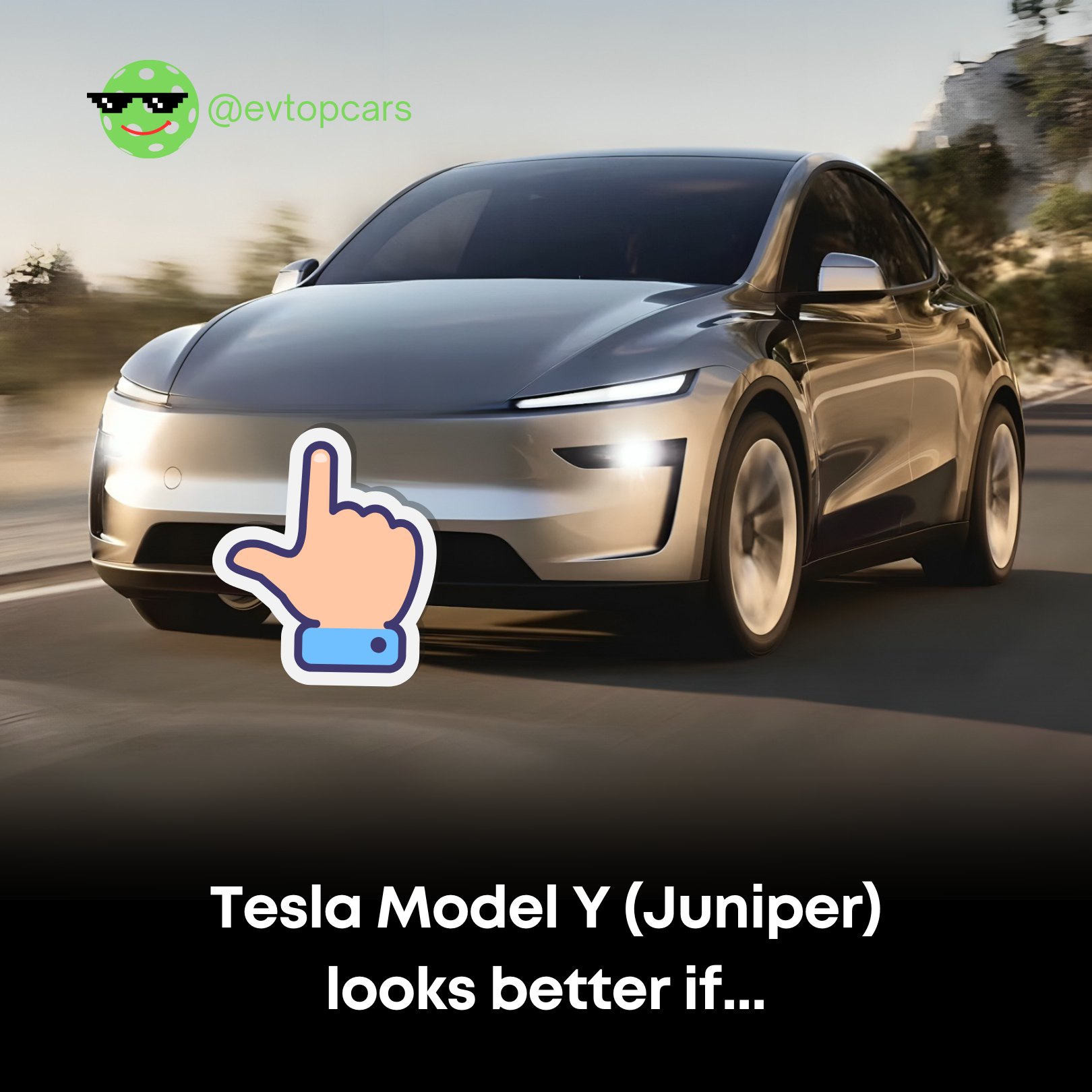 Tesla Model Y refresh looks better without the middle bar lights ...