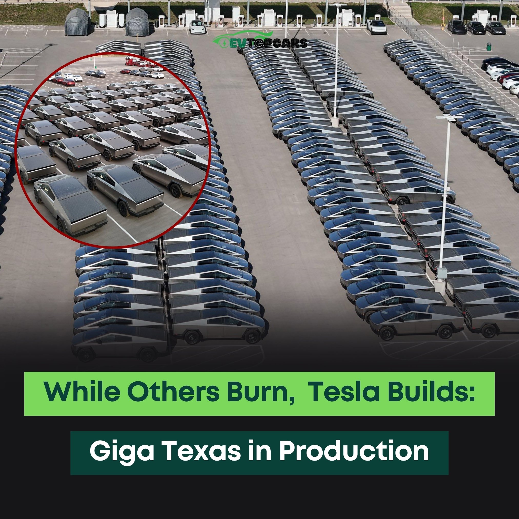 While "Nazi Terrorists" Burn, Tesla Builds: Giga Texas in Production ...