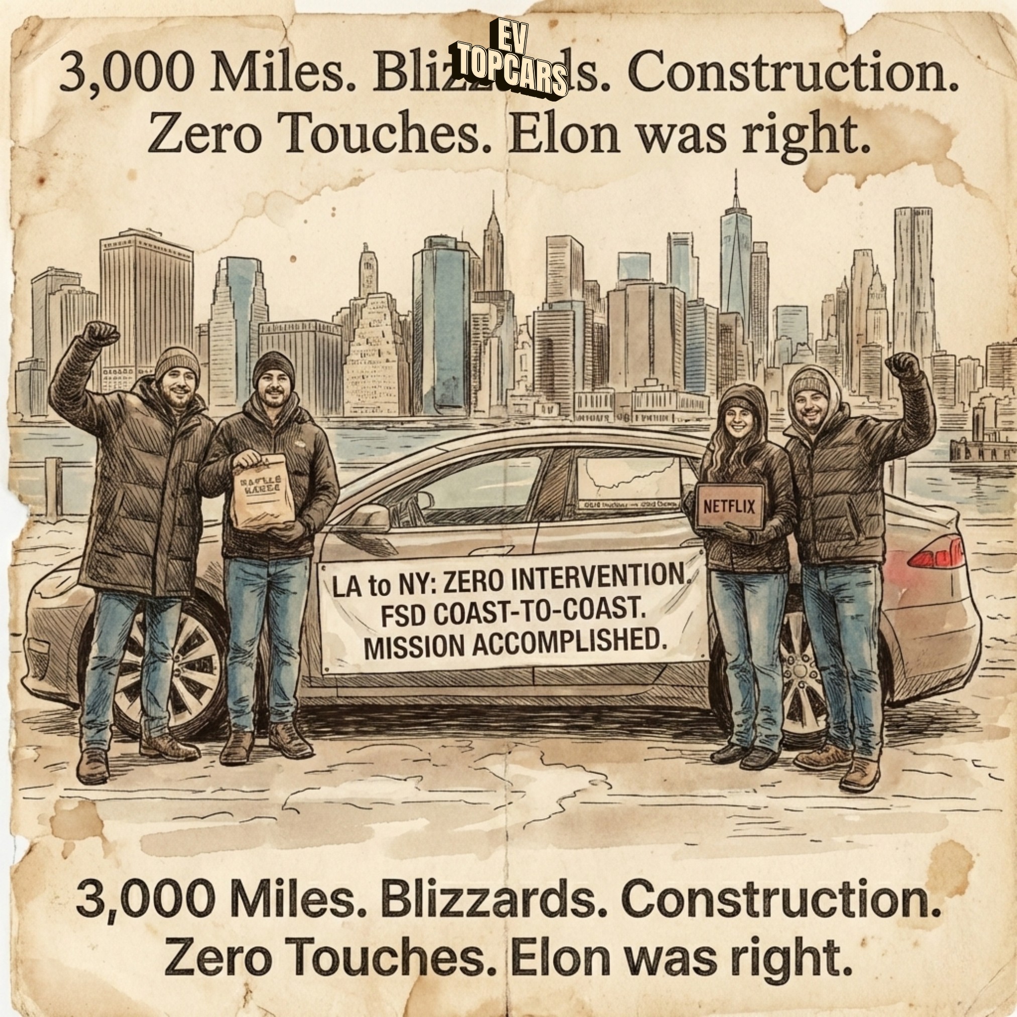 Tesla FSD Just Drove 3,000+ Miles LA to NYC With ZERO Interventions ...